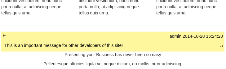 Using the Editor Comment Add-On in Concrete5 | Web Hosting Hub