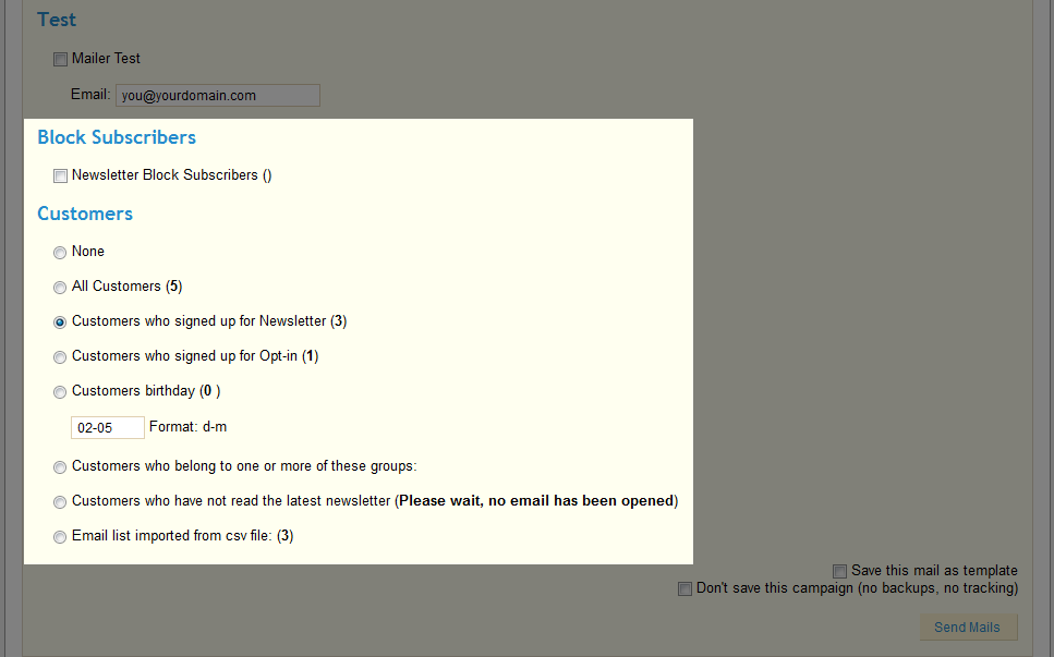 Sending Messages With The Newsletter For Prestashop Module Web Hosting Hub